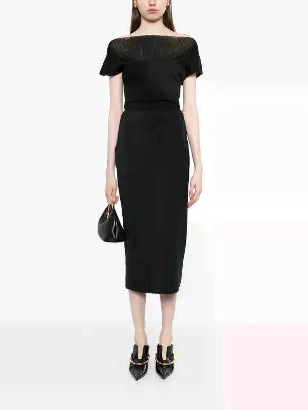HOUSE OF DAGMAR Contrast Knitted Top