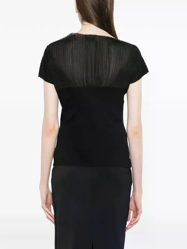 HOUSE OF DAGMAR Contrast Knitted Top
