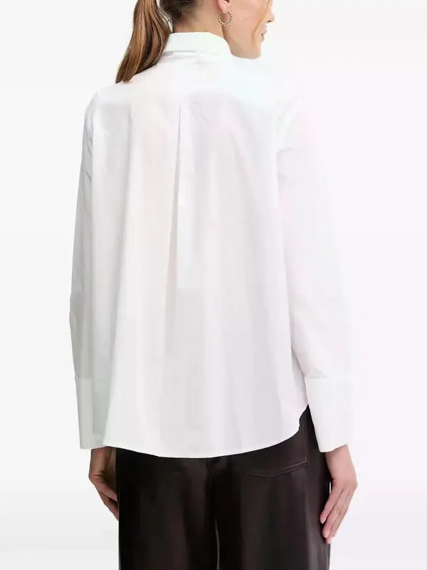 OUI Tie Neck Blouse