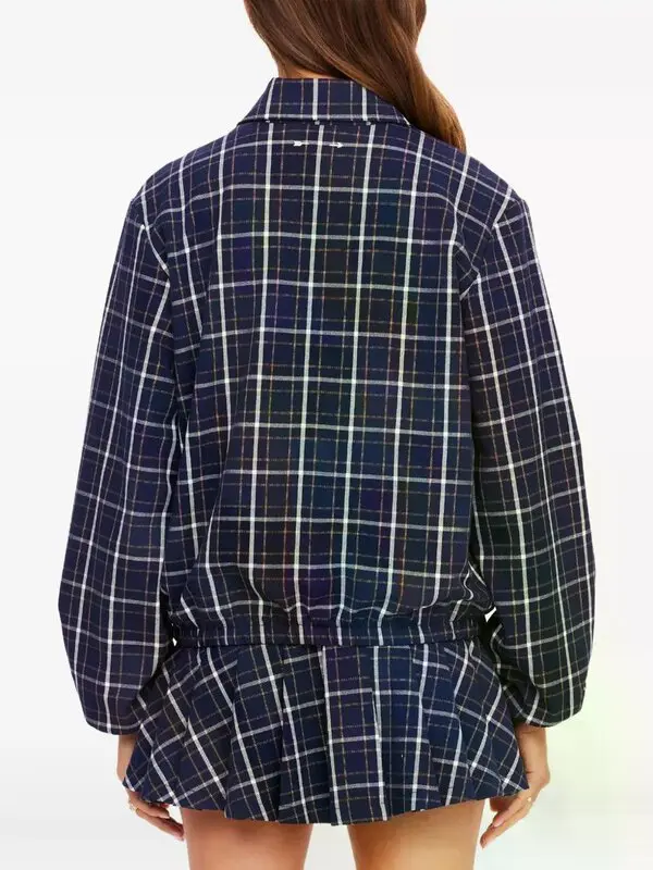The Upside Valencia Lexi Collared Check Jacket