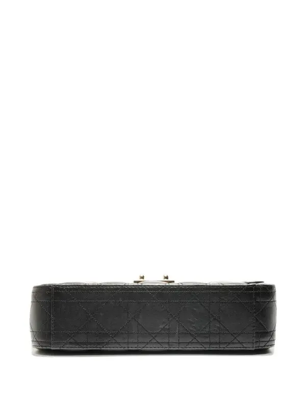 Dior 2013 Canage Flap Shoulder Bag - Black