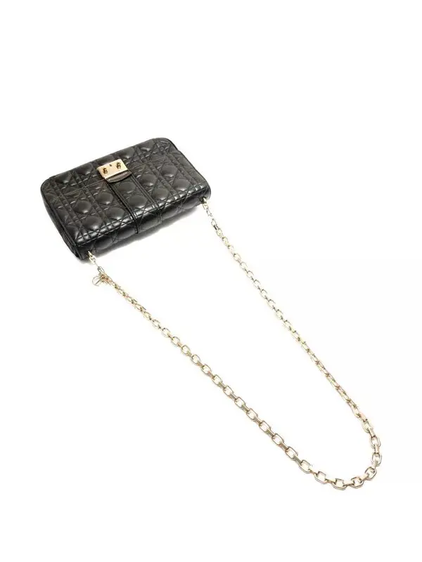 Dior 2013 Canage Flap Shoulder Bag - Black