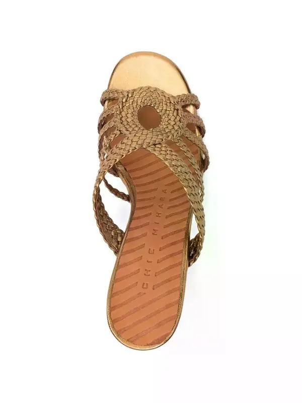 Chie Mihara Woven-strap Sandals