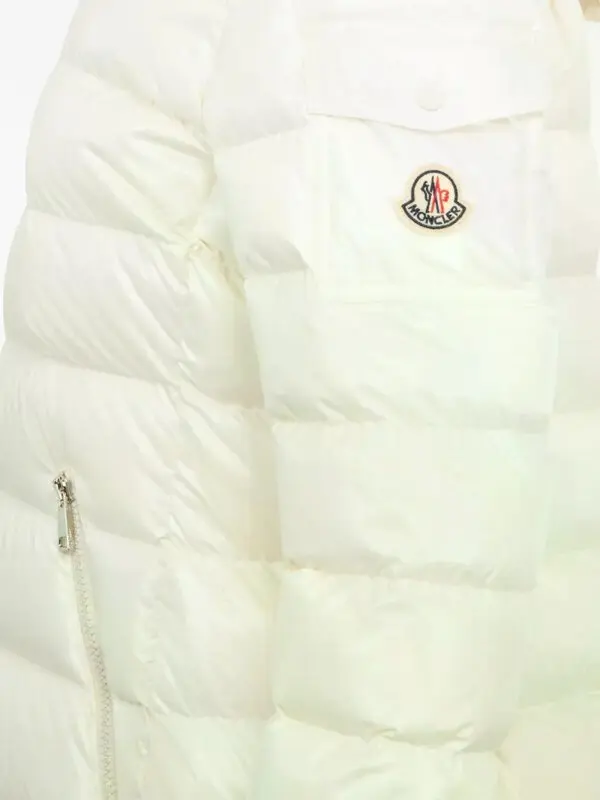 Moncler Badyf Short Down Jacket - White | Editorialist