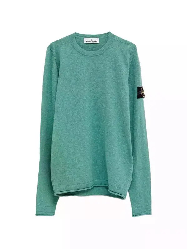 Stone Island Logo-patch Crew Neck Sweater