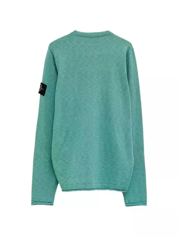Stone Island Logo-patch Crew Neck Sweater
