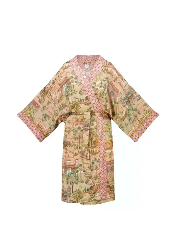 PIP STUDIO Printed Belted Dressing Gown