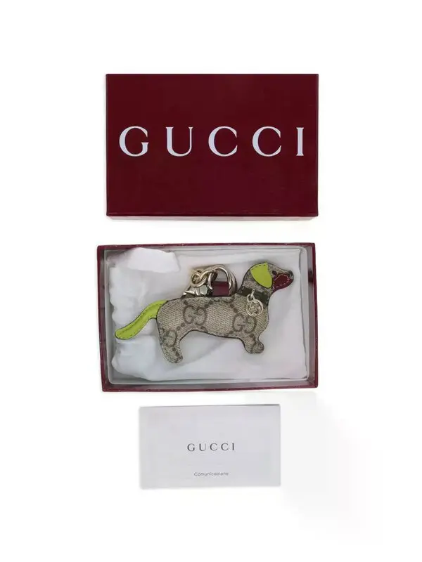 Gucci Dachshund Leather Charm