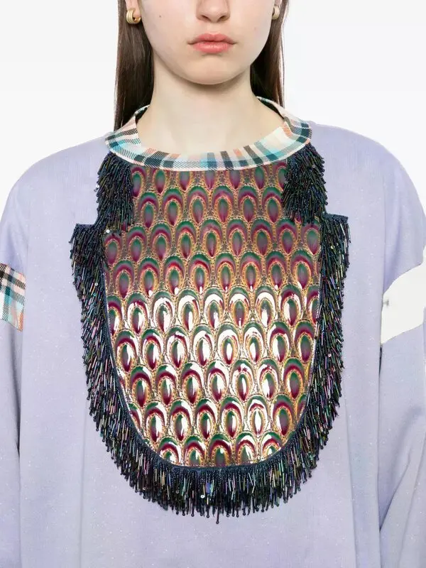 PENULTIMATE Bead-embellished Sweatshirt