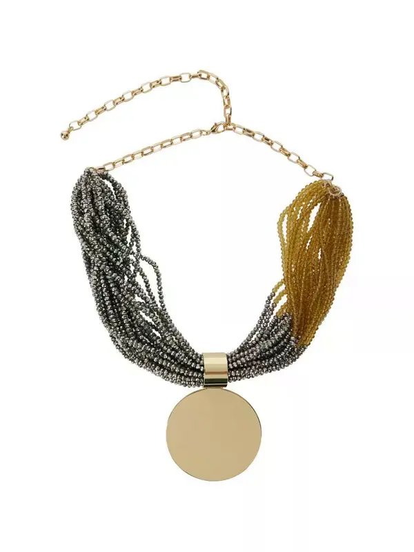 Antonelli Firenze Beaded Pendant Necklace - Gold