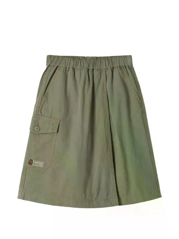 FINGERCROXX Logo-detail Cargo-pocket Skorts