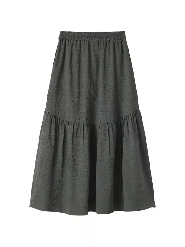 FINGERCROXX Ruffled Maxi Skirt