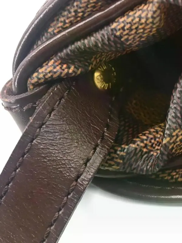 LOUIS VUITTON 2010 30 Saumur Messenger Bag Damier Ebene