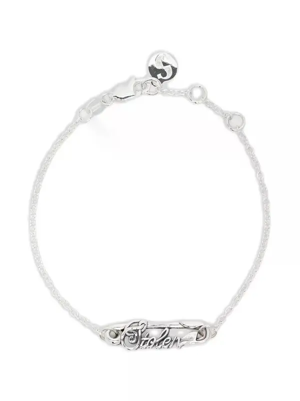 STOLEN GIRLFRIENDS CLUB Scripted-pin Bracelet - Silver
