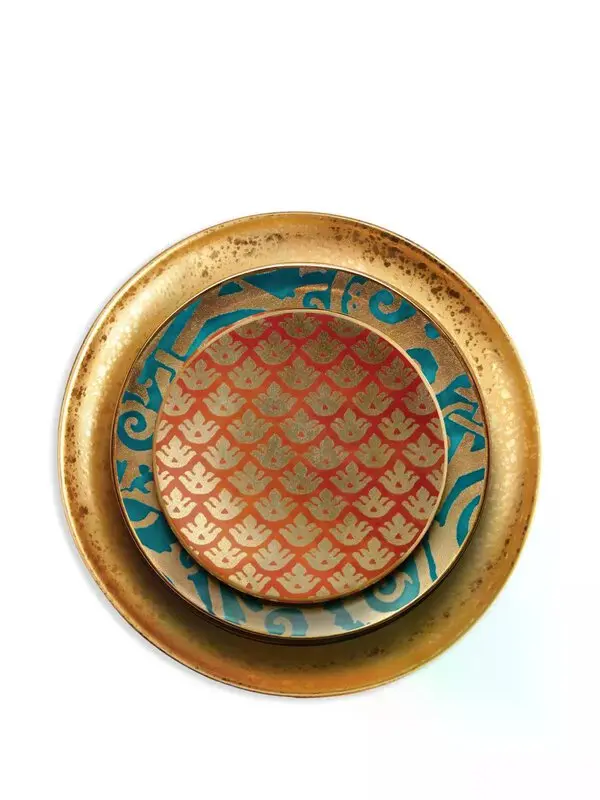 L'Objet Fortuny Gold-embellished Plate