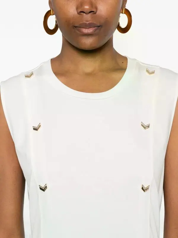Liu Jo Short Interlock Jersey Dress With Stud Detail
