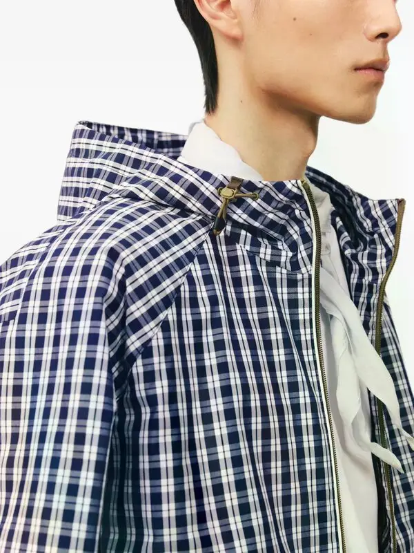 CROQUIS Plaid Hooded Jacket