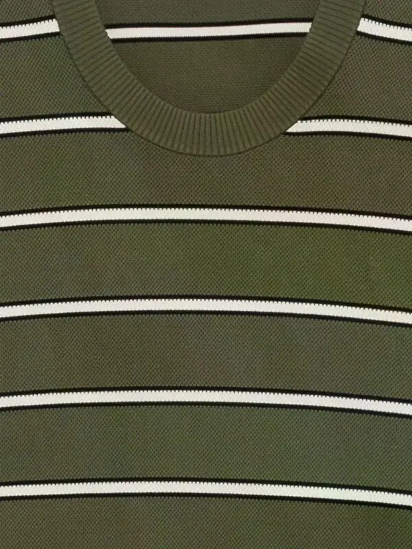 CROQUIS Striped Crewneck Jumper