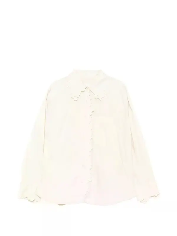 JNBY Floral A-line Shirt - Neutrals
