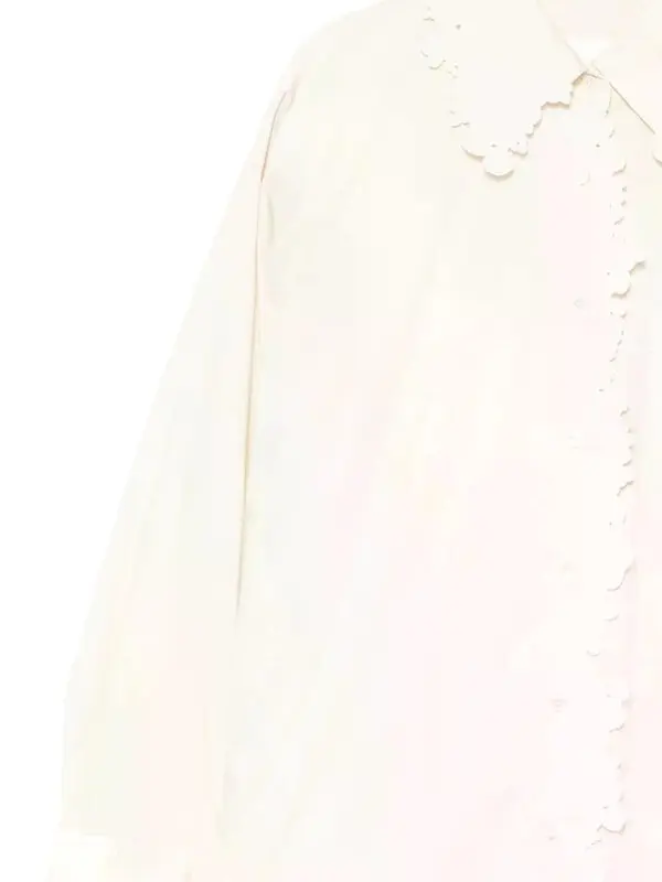 JNBY Floral A-line Shirt - Neutrals