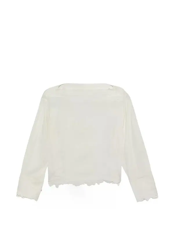 JNBY Floral-embroidered Blouse - White