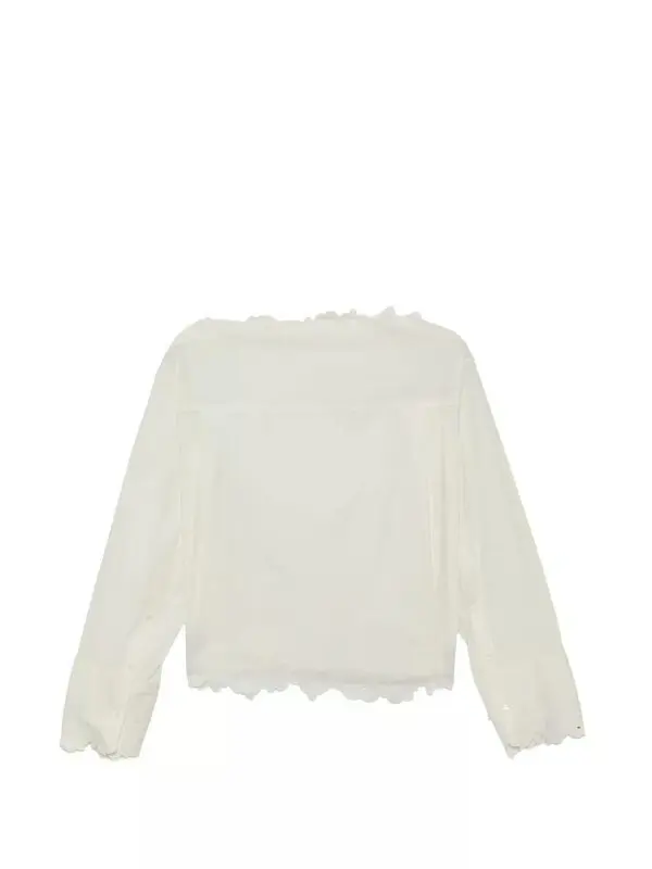 JNBY Floral-embroidered Blouse - White