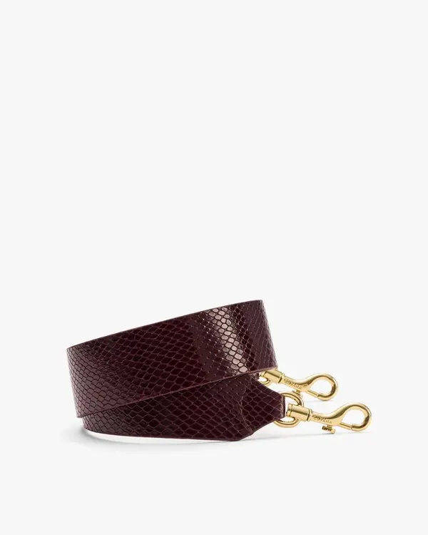 Cuyana Shoulder Strap - Cherry