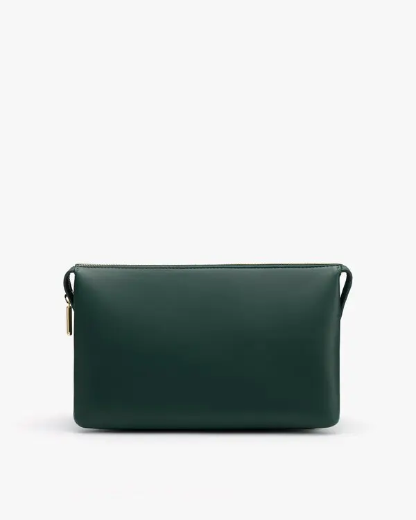 Cuyana Tria Clutch Bag - Forest