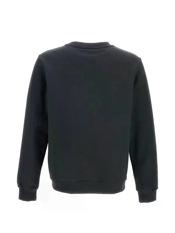 A.p.c. Ribbed Embroidered-logo Sweatshirt