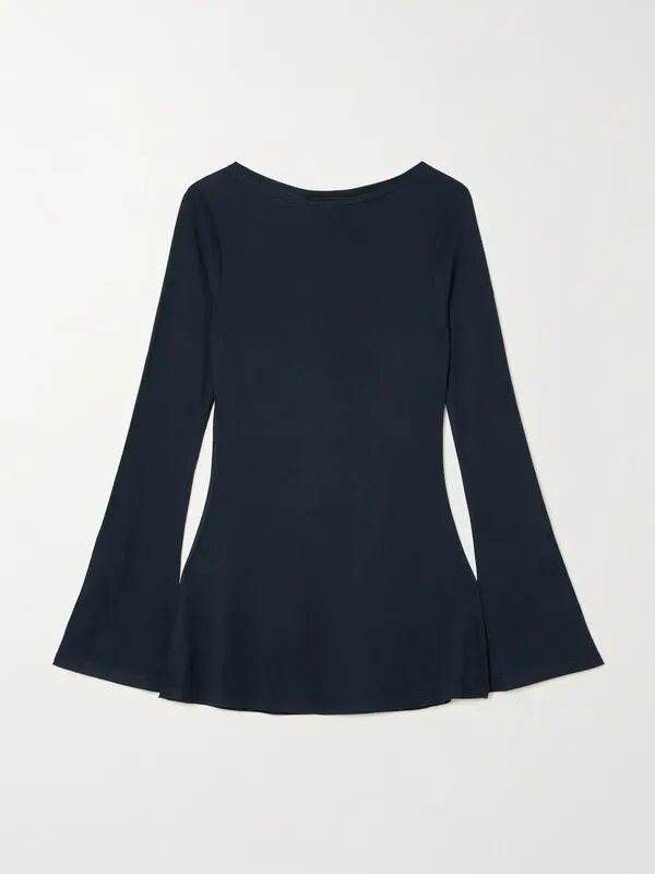 THE PARK Evelyn Circulose-jersey Blouse - Blue