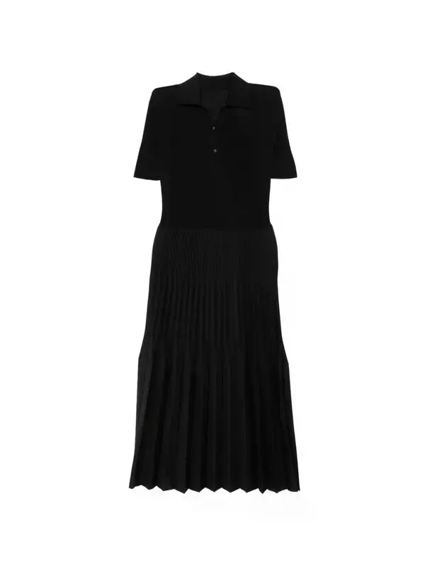LESS Pleated Maxi Dress
