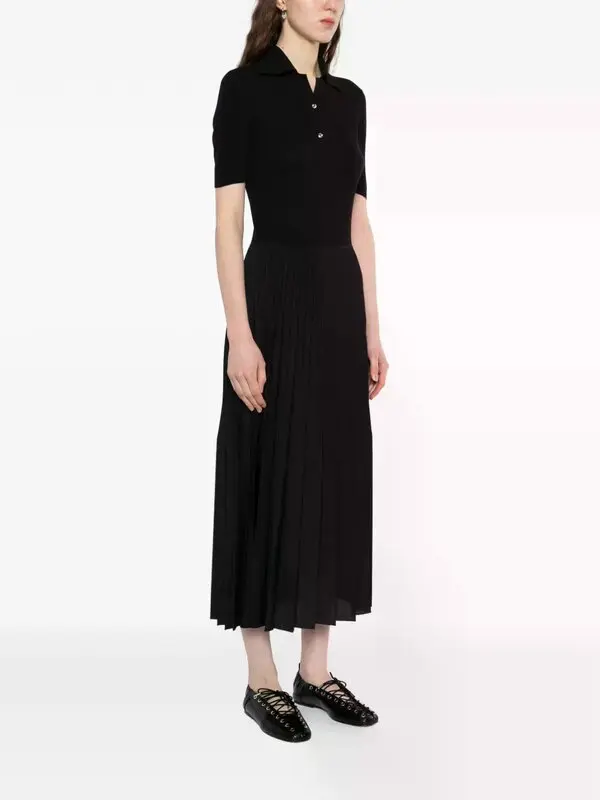 LESS Pleated Maxi Dress