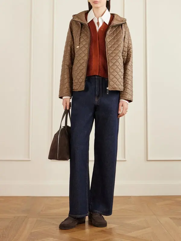 Max Mara Open-knit Silk-blend Cardigan - Red