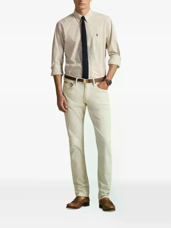 Polo Ralph Lauren Striped Button-down Shirt - Neutrals
