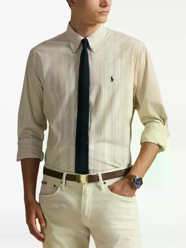 Polo Ralph Lauren Striped Button-down Shirt - Neutrals