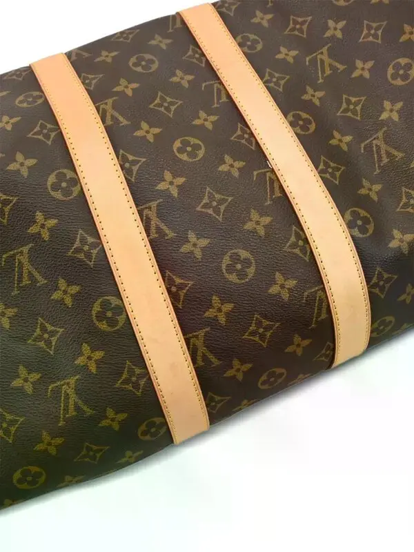 LOUIS VUITTON 2002 Keepall 45 Monogram Canvas Duffle Bag - Brown