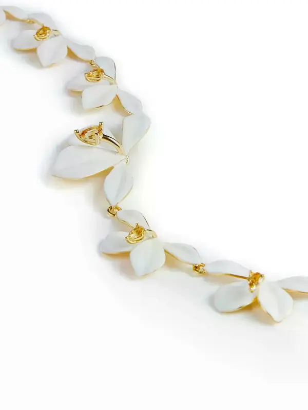 Shanghai Tang Ginger Flower Chain Necklace