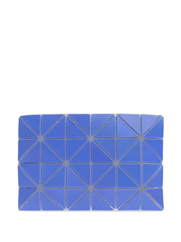 Issey Miyake Geometric-paneled Clutch - Blue