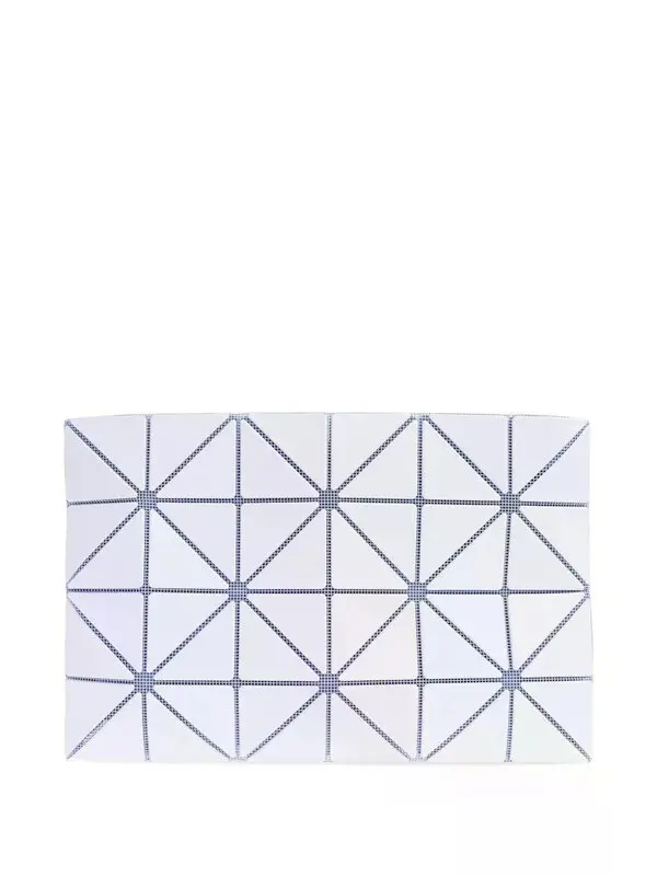 Issey Miyake Geometric-paneled Clutch - Blue