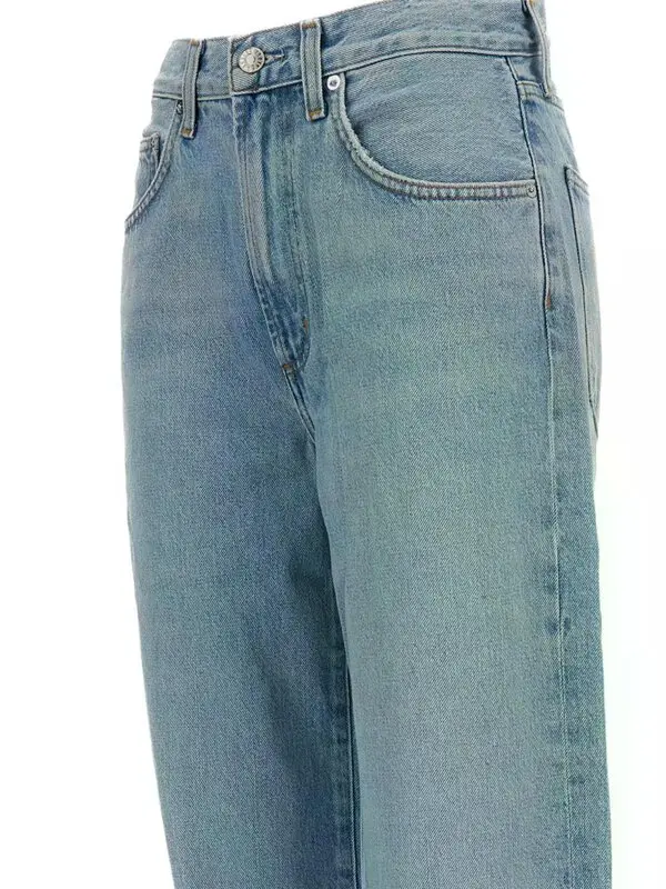 AGOLDE Drawstring Hem Jeans - Blue