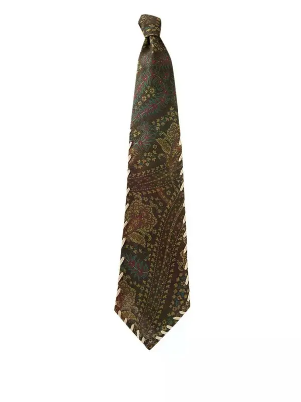 Ralph Lauren Paisley-print Neck Tie - Brown