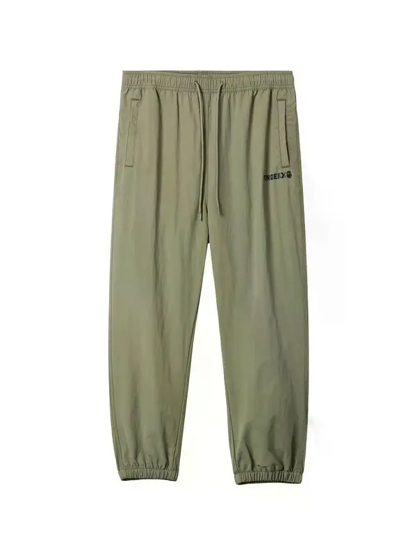 FINGERCROXX Drawstring Logo-detail Track Pants - Green