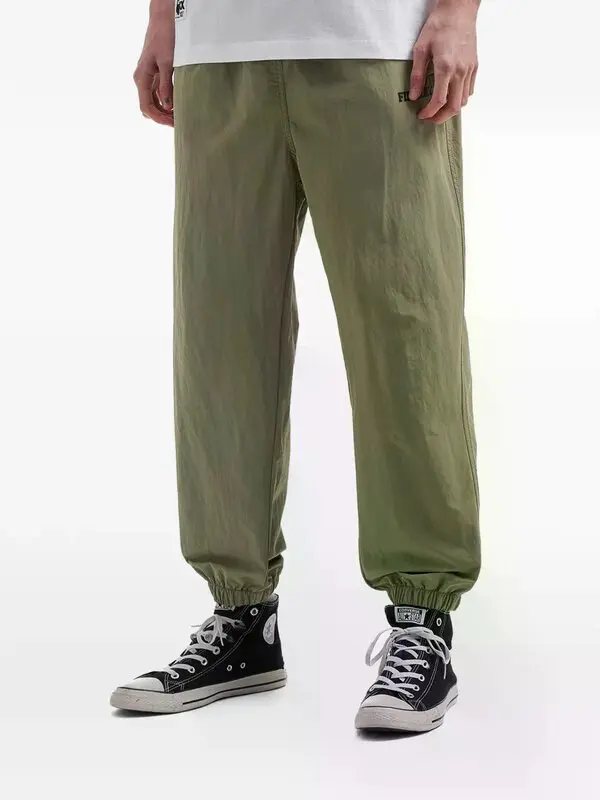 FINGERCROXX Drawstring Logo-detail Track Pants - Green