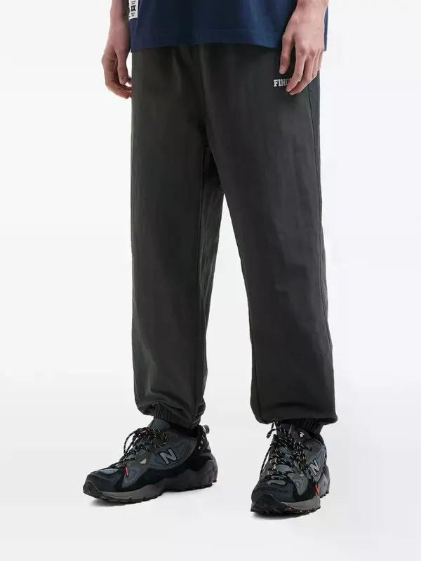 FINGERCROXX Drawstring Cuffed Track Pants - Grey