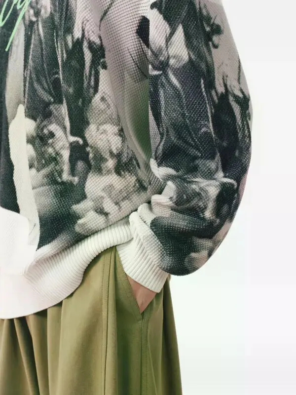 CROQUIS Graphic Print Jumper