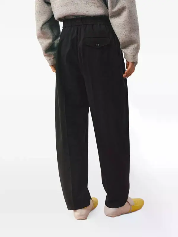 CROQUIS Tapered Drawstring Trousers