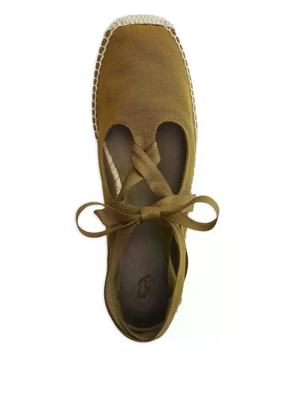 Polo Ralph Lauren Grosgrain Lace-up Heeled Espadrille