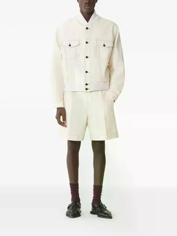 LANVIN Ribbed Jacket With Chest Pockets