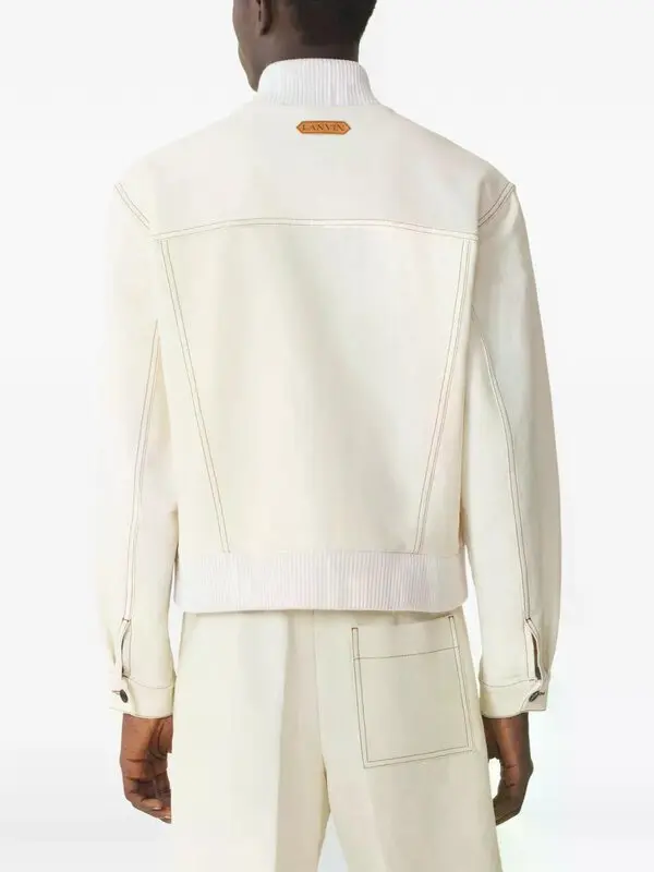 LANVIN Ribbed Jacket With Chest Pockets