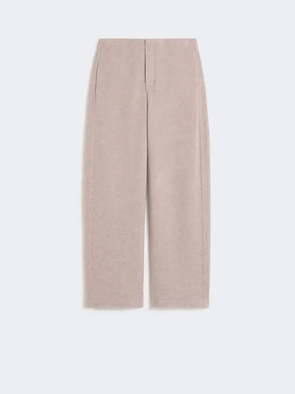 Max Mara Cashmere And Wool Fleece Trousers